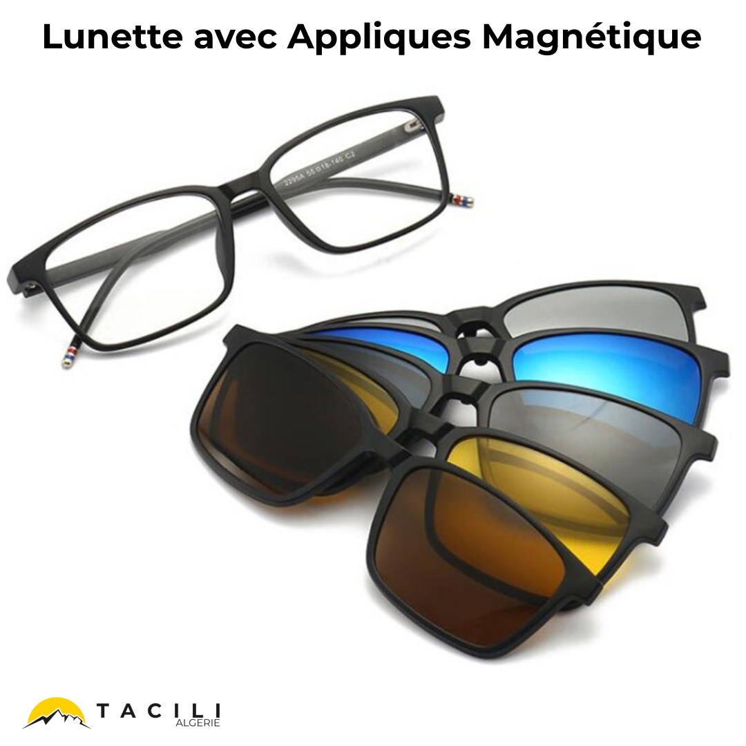 Monture Optique avec Appliques Magnétique 2295A - إطار بصري - Tacili Algérie