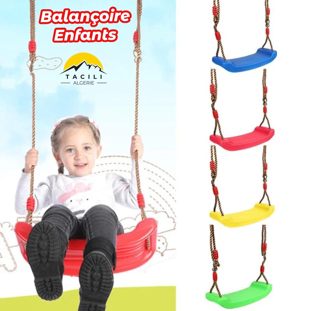 Balançoire Enfant Exterieur avec Corde Réglable - Tacili Algérie